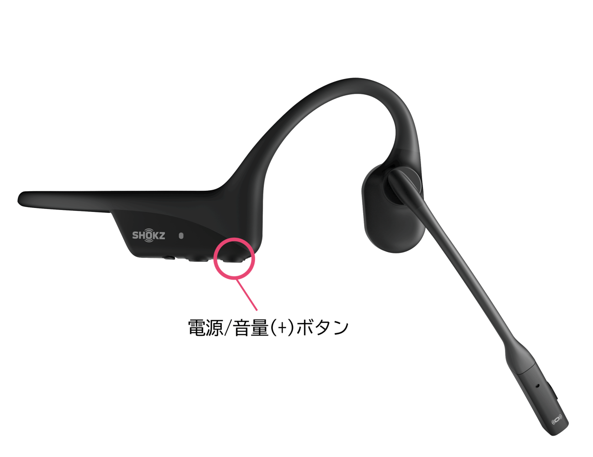 Shokz Opencomm2 PTTを利用する場合